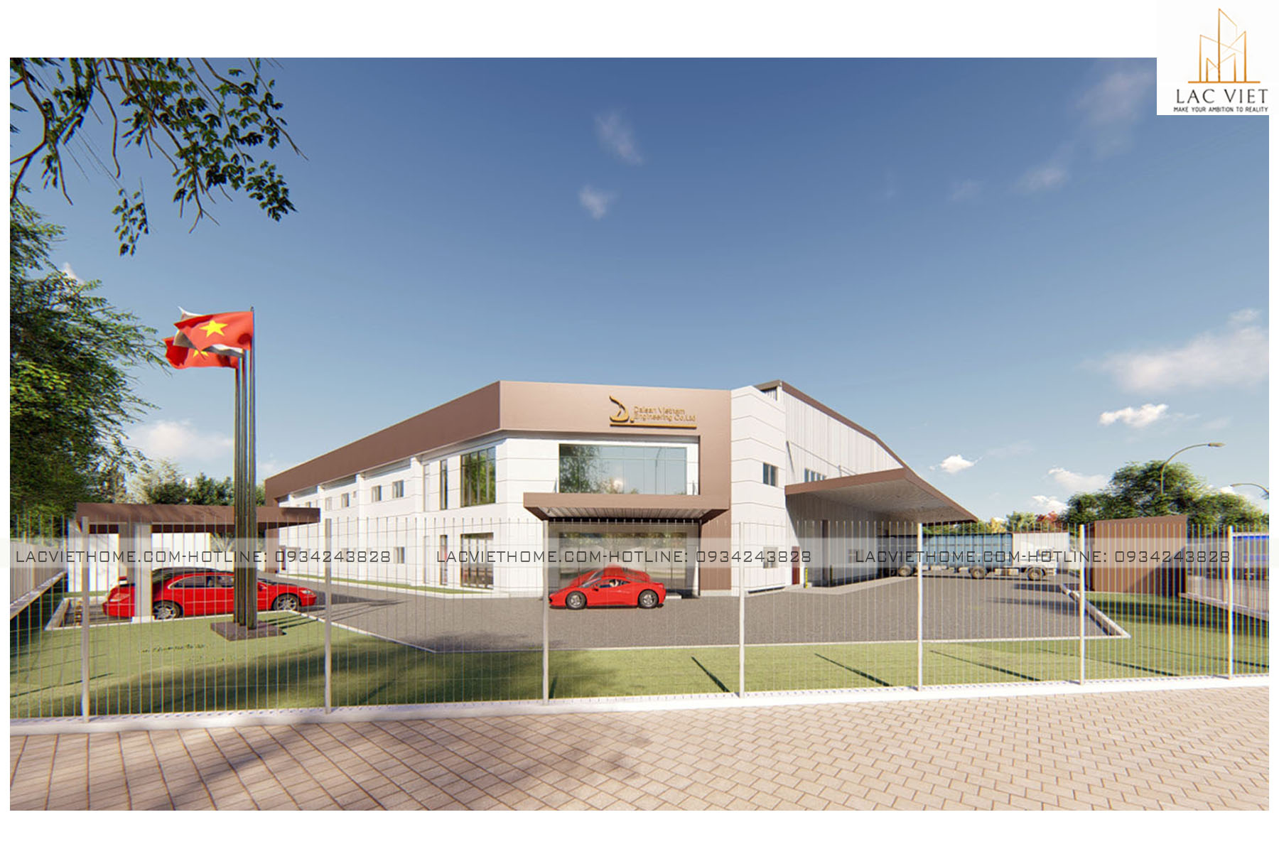 Thiết kế Nhà máy tự động hóa Daisan Dot Việt Nam (Nhật Bản) – LẠC VIỆT