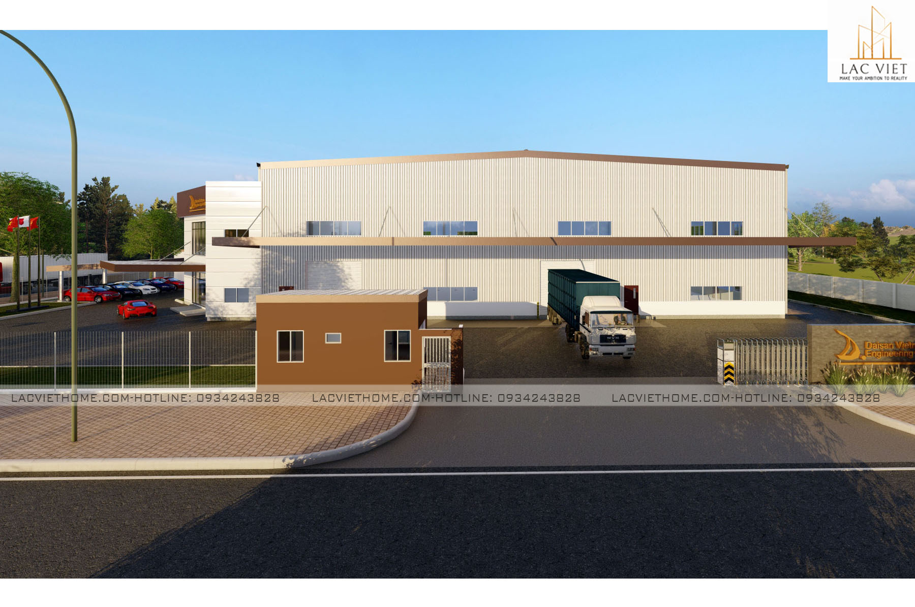 Thiết kế Nhà máy tự động hóa Daisan Dot Việt Nam (Nhật Bản) – LẠC VIỆT